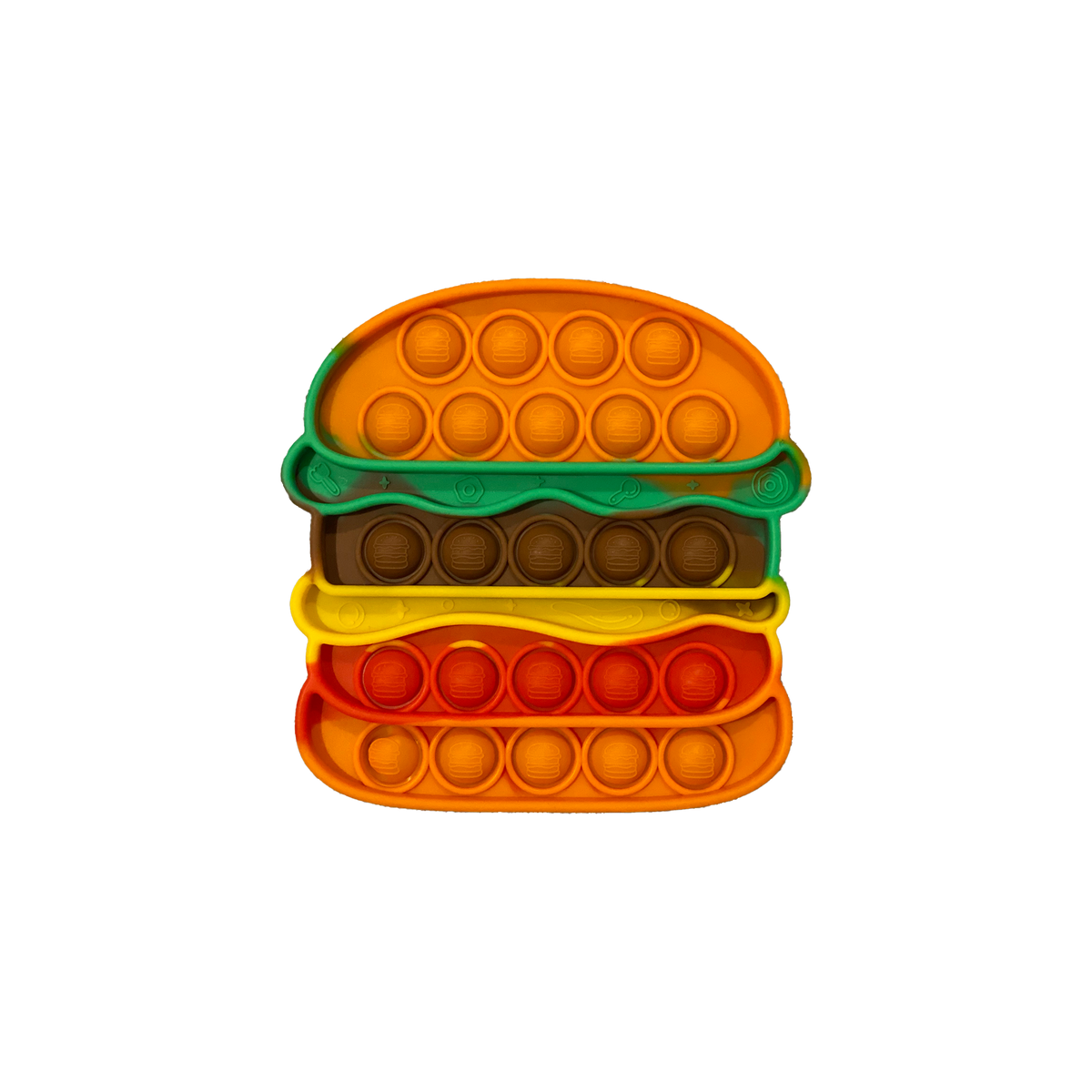 Bubble Pop It Sensory Fidget Toy: Burger Fast Food Takeaway – Bubs ...