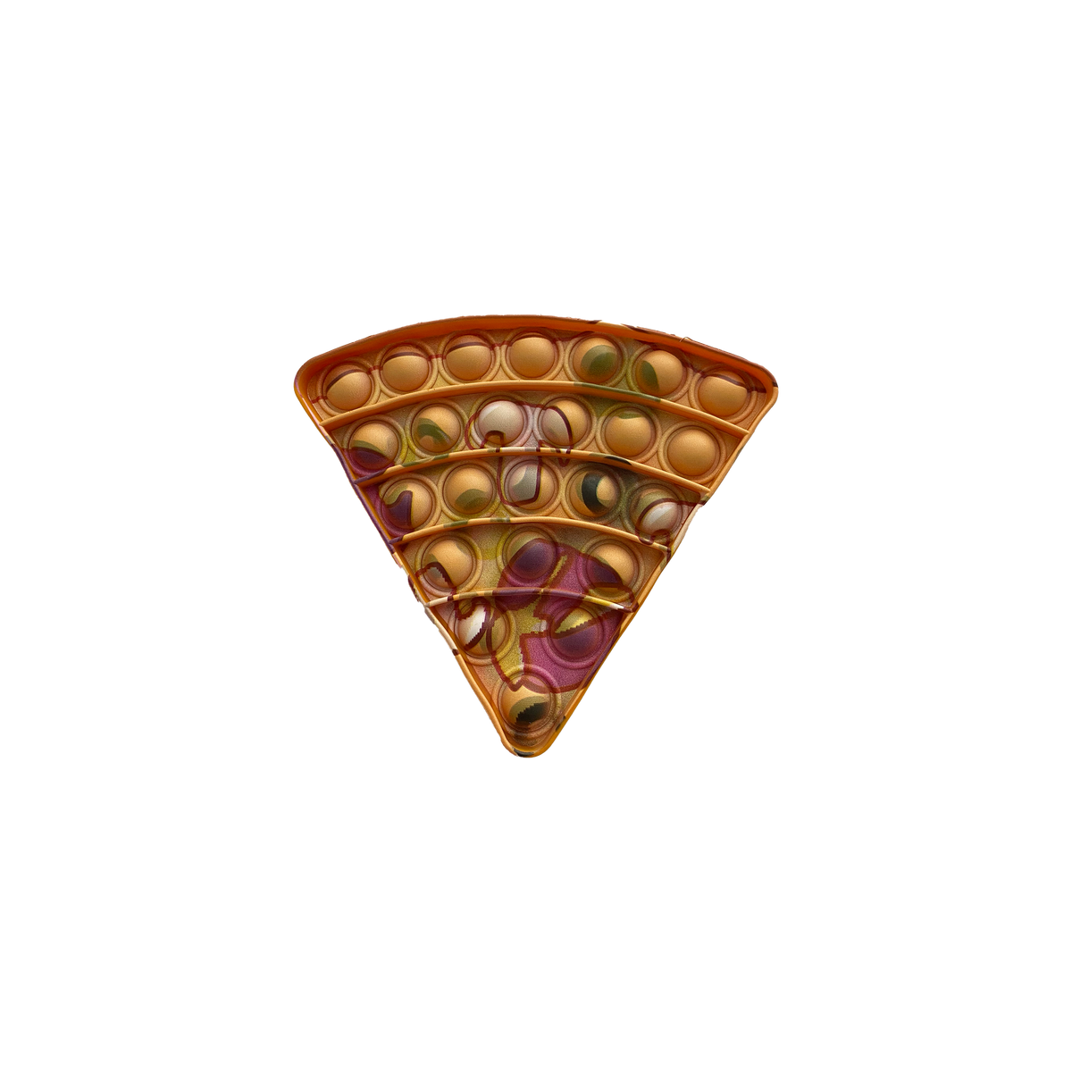 Bubble Pop It Sensory Fidget Toy: Pizza Slices Various Purple or Red ...